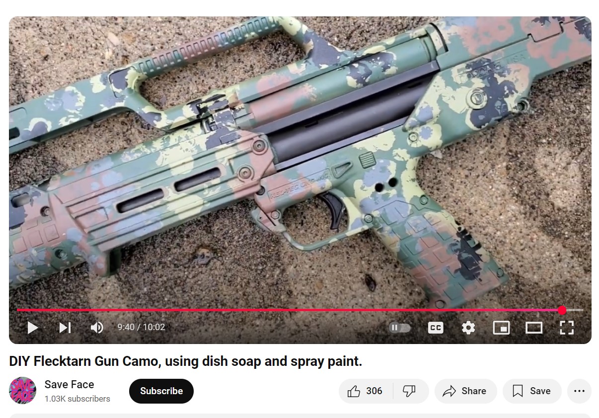 Camo Paint Dish Soap Flecktarn 47 — Postimages