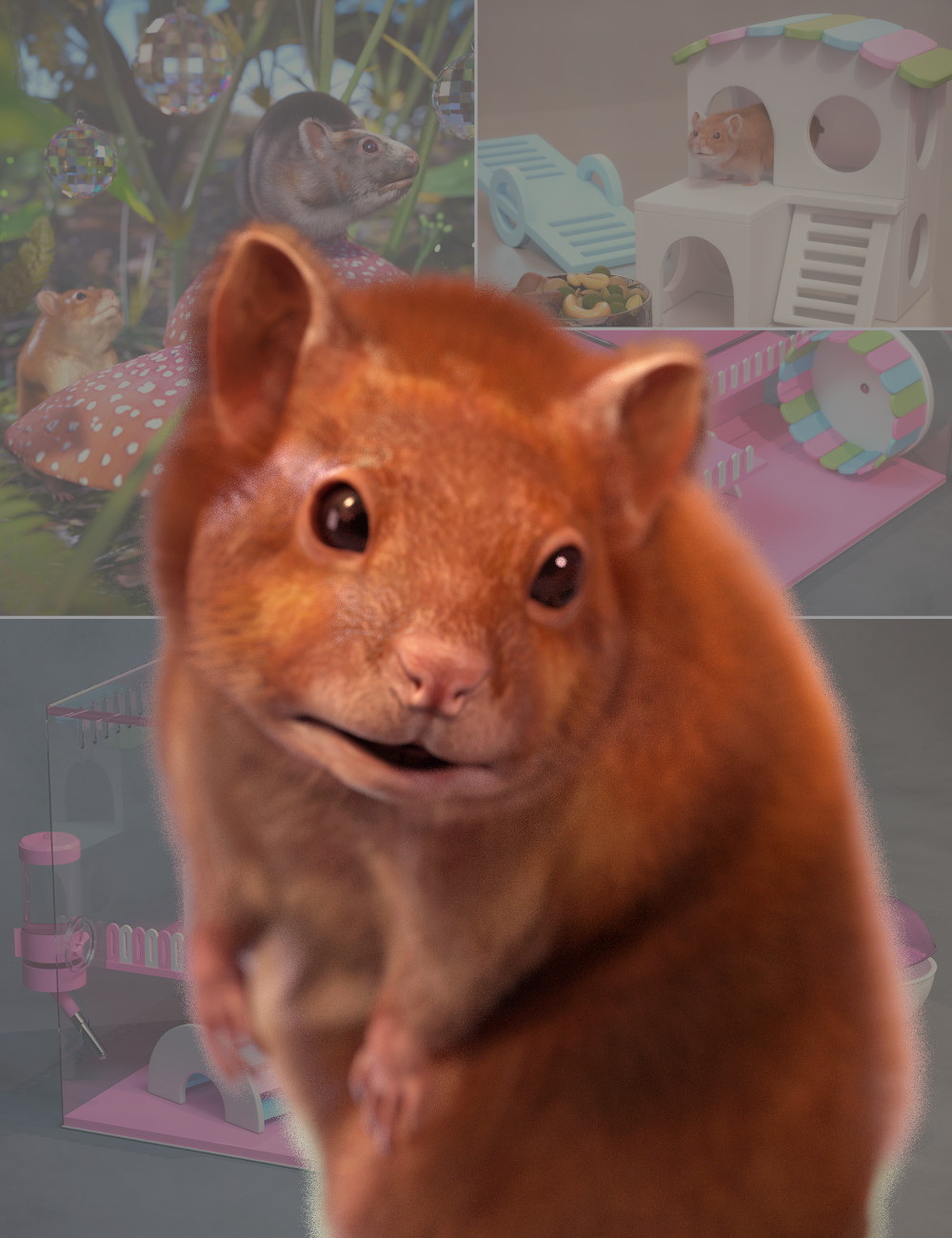 (FILLED 2023-05-25) Hamster Life Bundle - Free Daz 3D Models