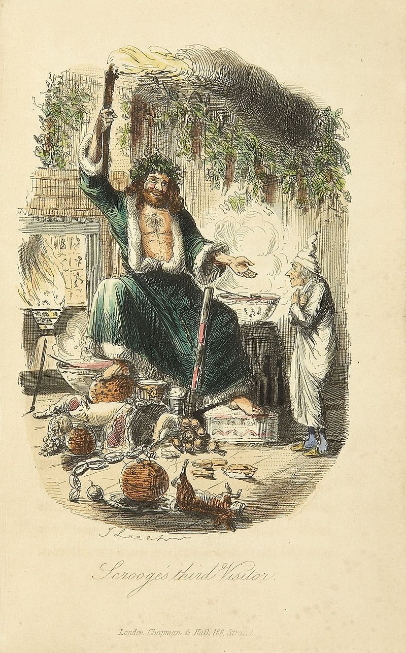 800px Scrooges third visitor John Leech,1843 — Postimages