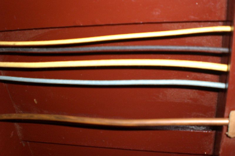 Wire run under forward deck — Postimages