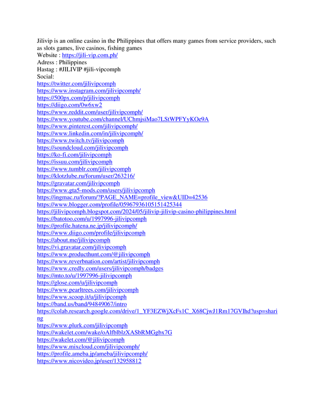 JILIVIP Casino Philippines Official Homepage — Postimages