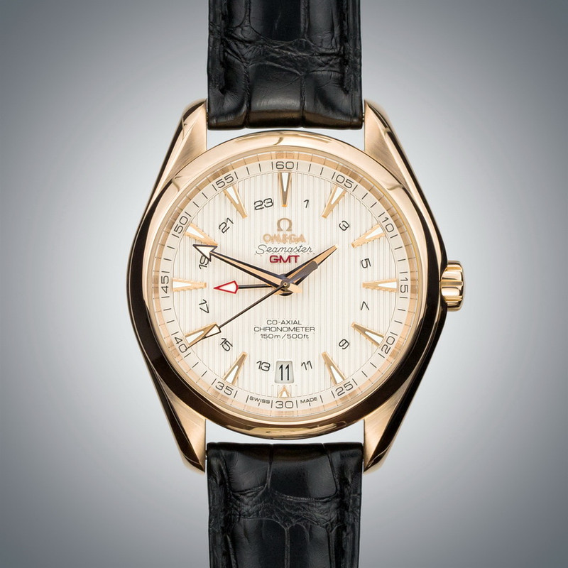 Omega Seamaster Aqua Terra GMT 150 M 43 Red Gold ref 231 53 43 22 02 ...