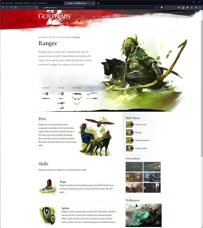 Why are Rangers a melee profession? -.- - Ranger - Guild Wars 2 Forums