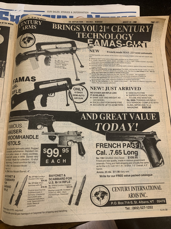 What was your best vintage Shotgun News ad gun purchase? Like CDNN ads ...