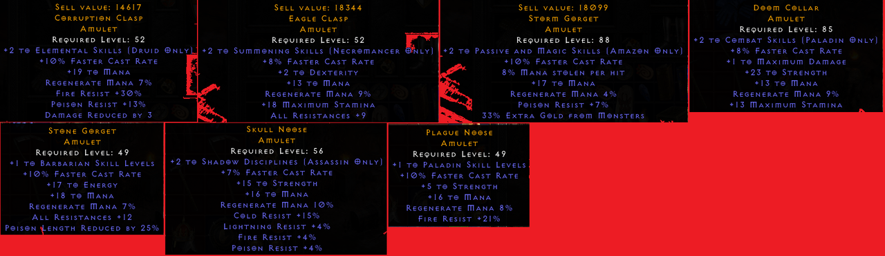 Some Craft Amulets - Topic - d2jsp