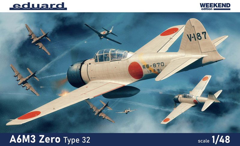 1/48 - Mitsubishi A6M "Zero" family & Nakajima A6M2-N "Rufe" by Eduard ...