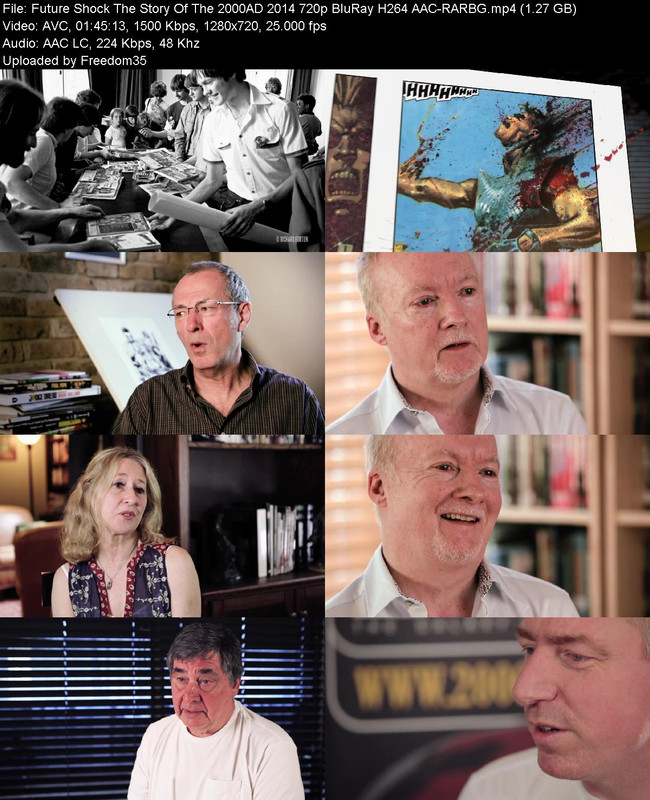Future Shock The Story Of The 2000 AD 2014 720p Blu Ray H264 AAC R ...