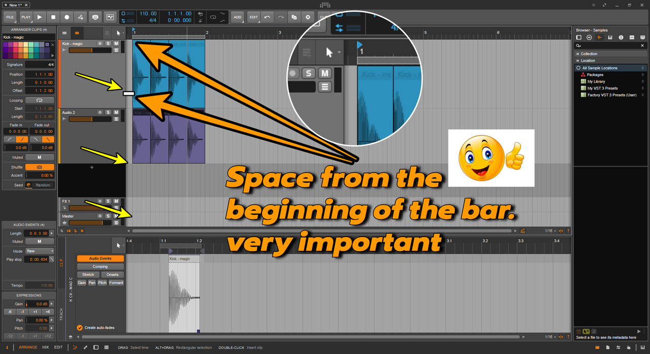 04 Space from the beginning of the bar — Postimages