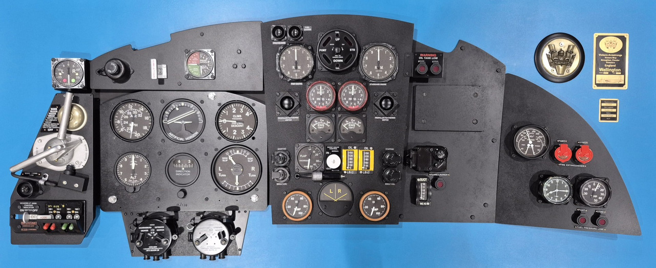 Vickers Wellington MKIII Instrument Panel - 1:1 - Ready for Inspection ...