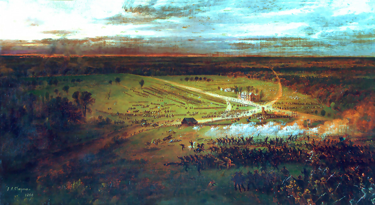 Civil americana Chancellorsville La batalla de Chancellorsville Artista ...