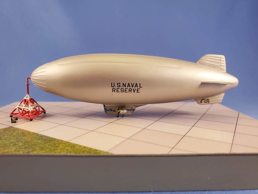 Mark I Models 1/720 US Navy K-Type Blimp, K-125 - Ready for Inspection ...