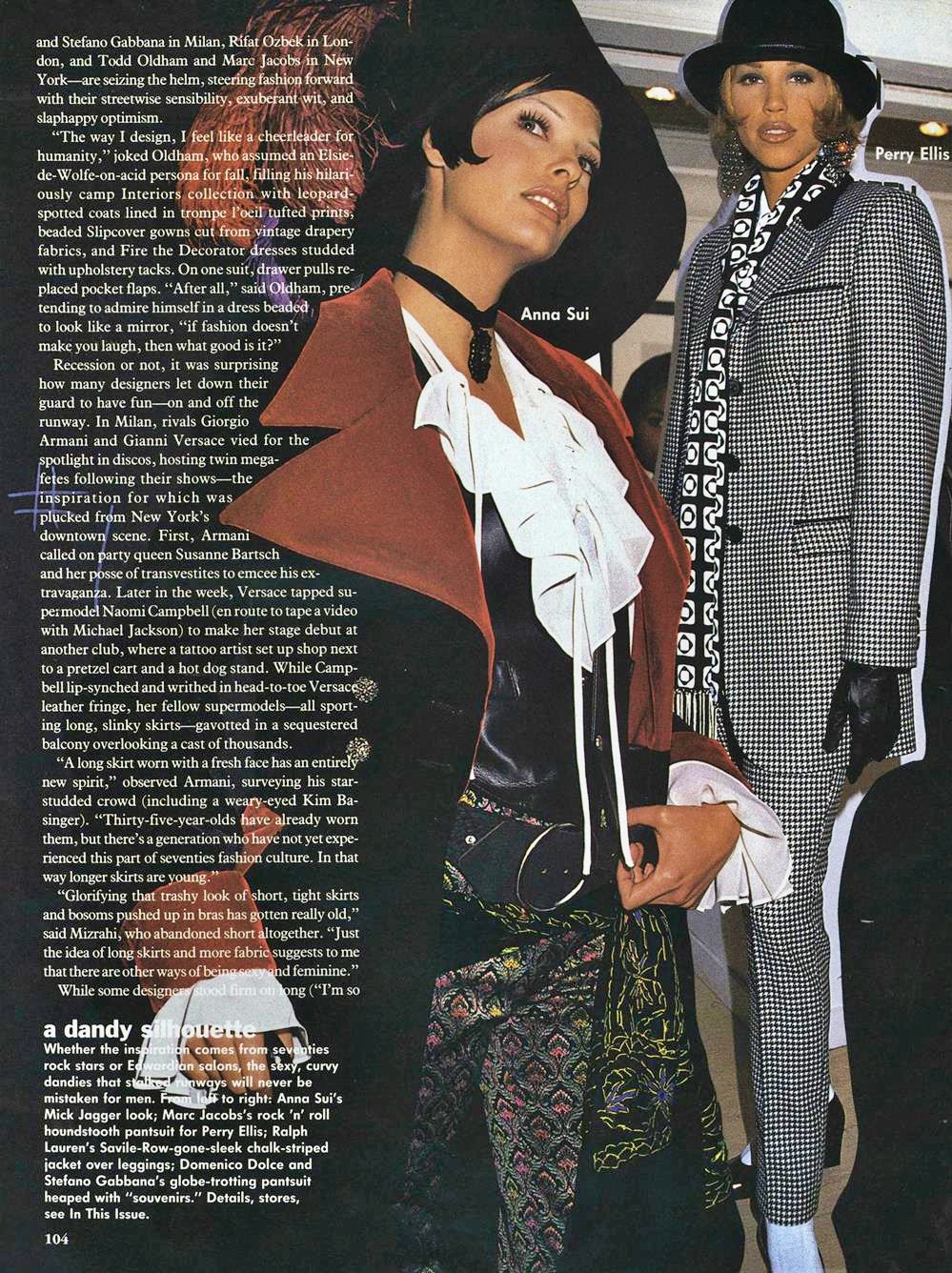 "Radical Chic" Vogue US July 1992 | The Internet's largest African ...