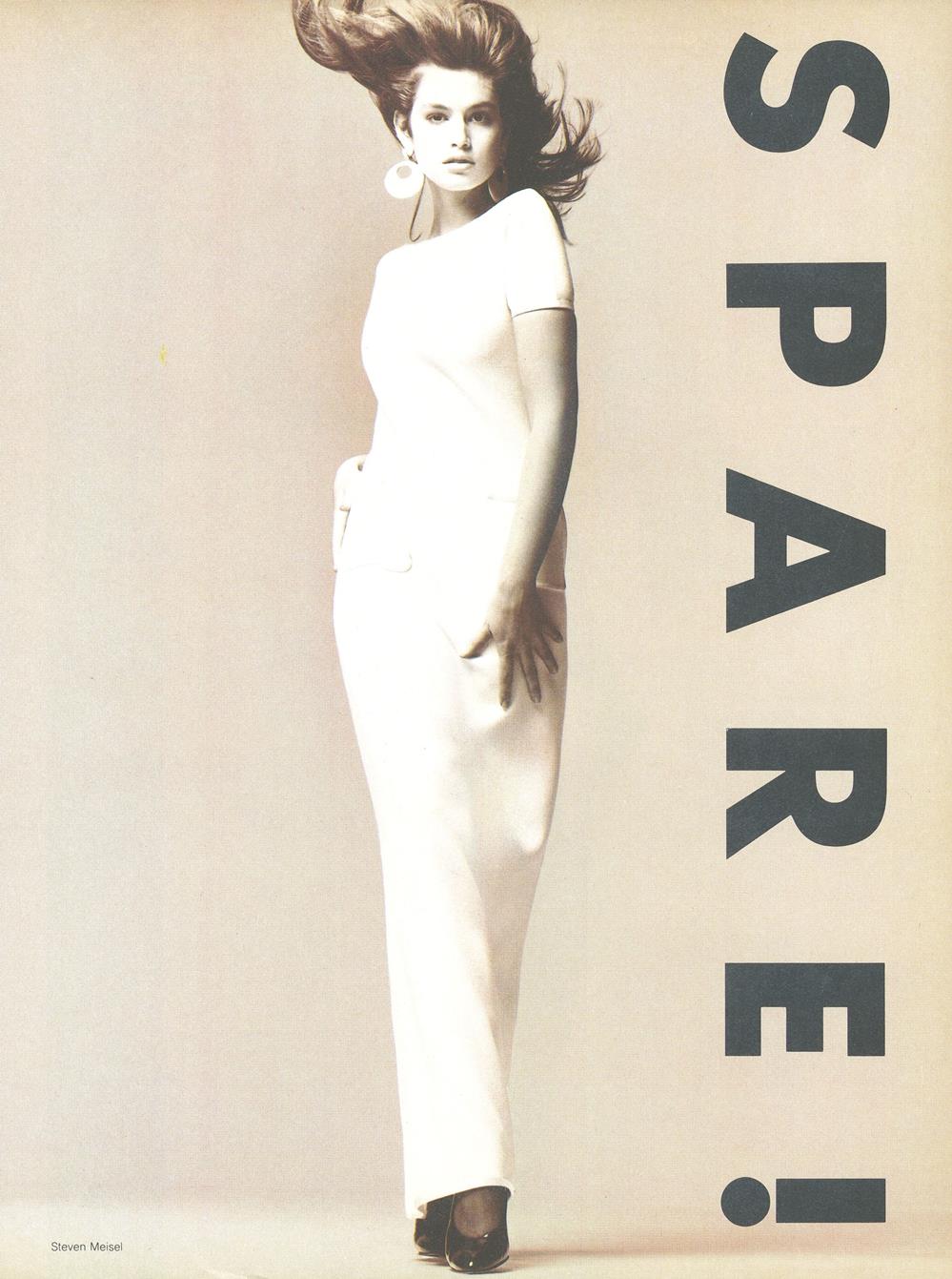 "Spare!" Vogue US February 1987 | Lipstick Alley