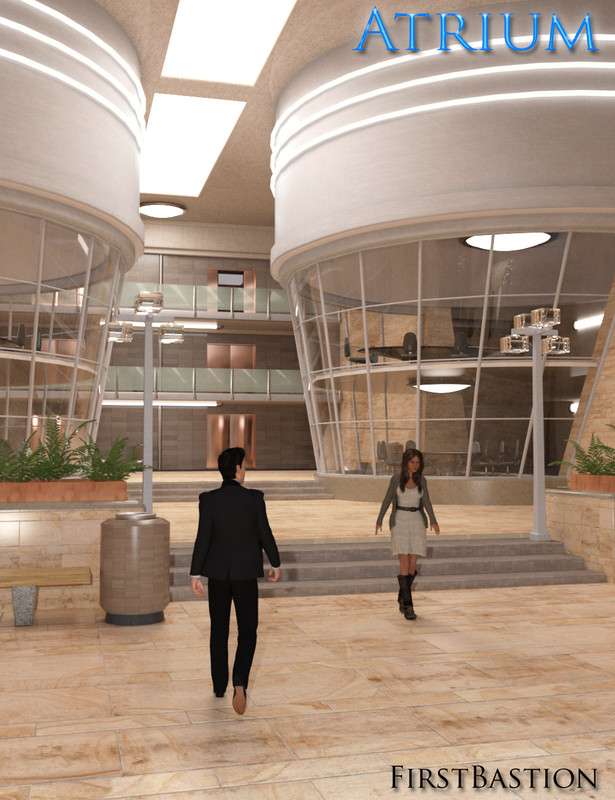 [FILLED] 1stBastion's Atrium! - Free Daz 3D Models