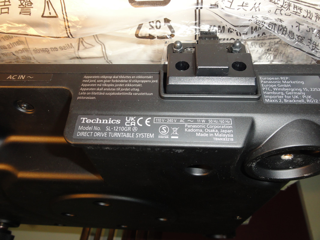 Technics 1210 GR model - Vinyl - HiFi forumi