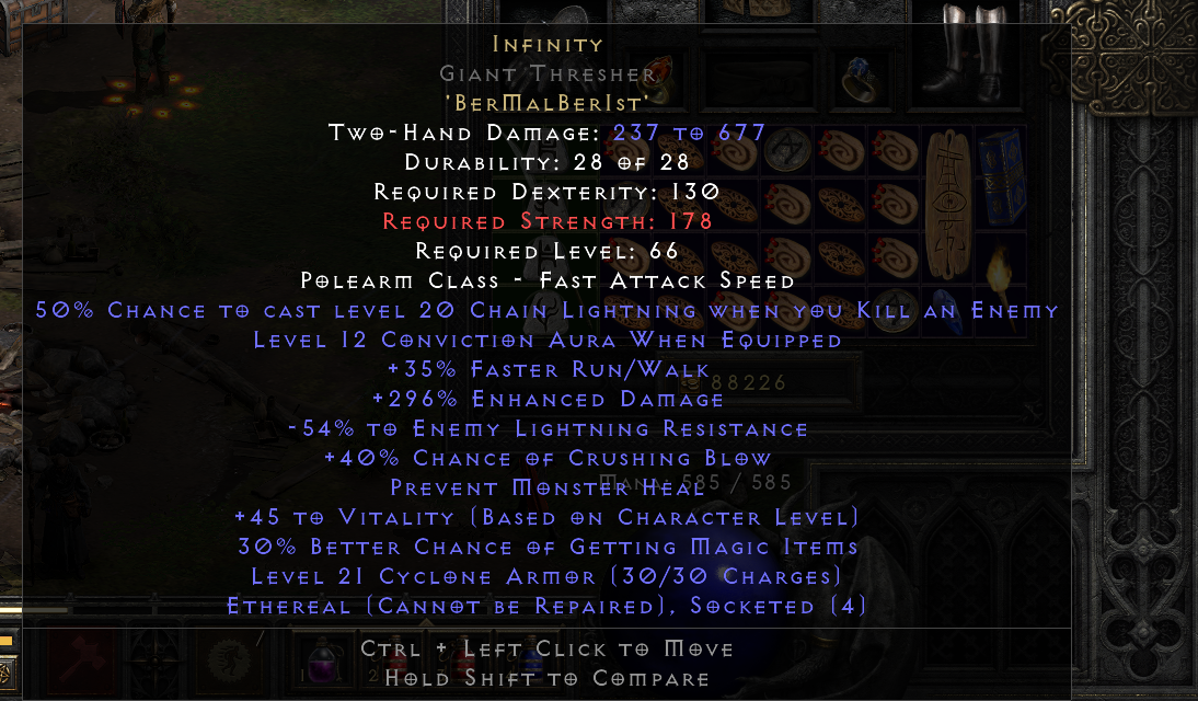 Giant thresher diablo 2 infinity - limaio