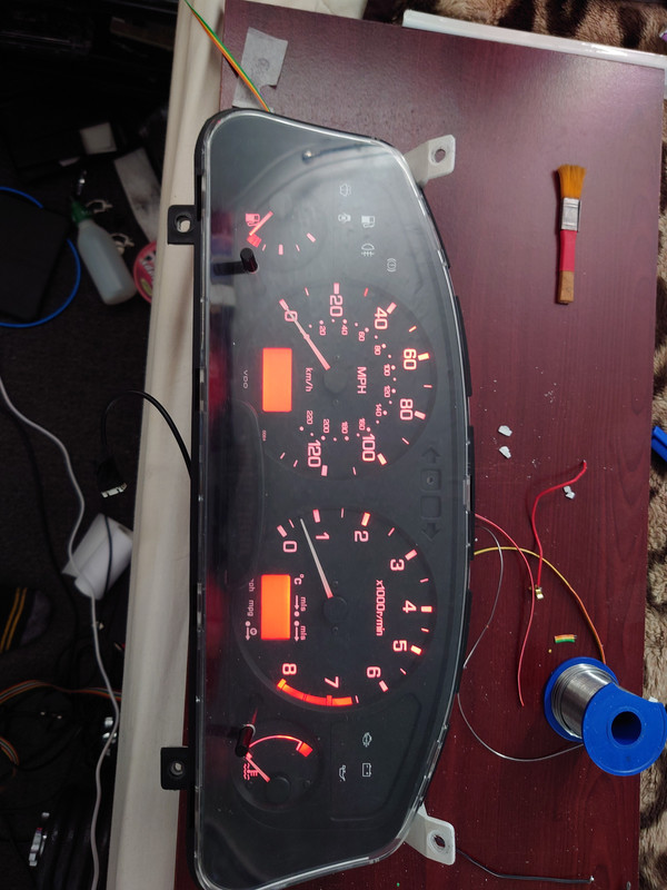 Nissan Primera Dashboard lighting and mods ARGB - Nissan Primera Owners ...