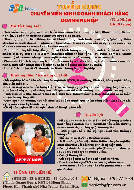 Chuyên viên kinh doanh khách hàng doanh nghiệp — Postimages