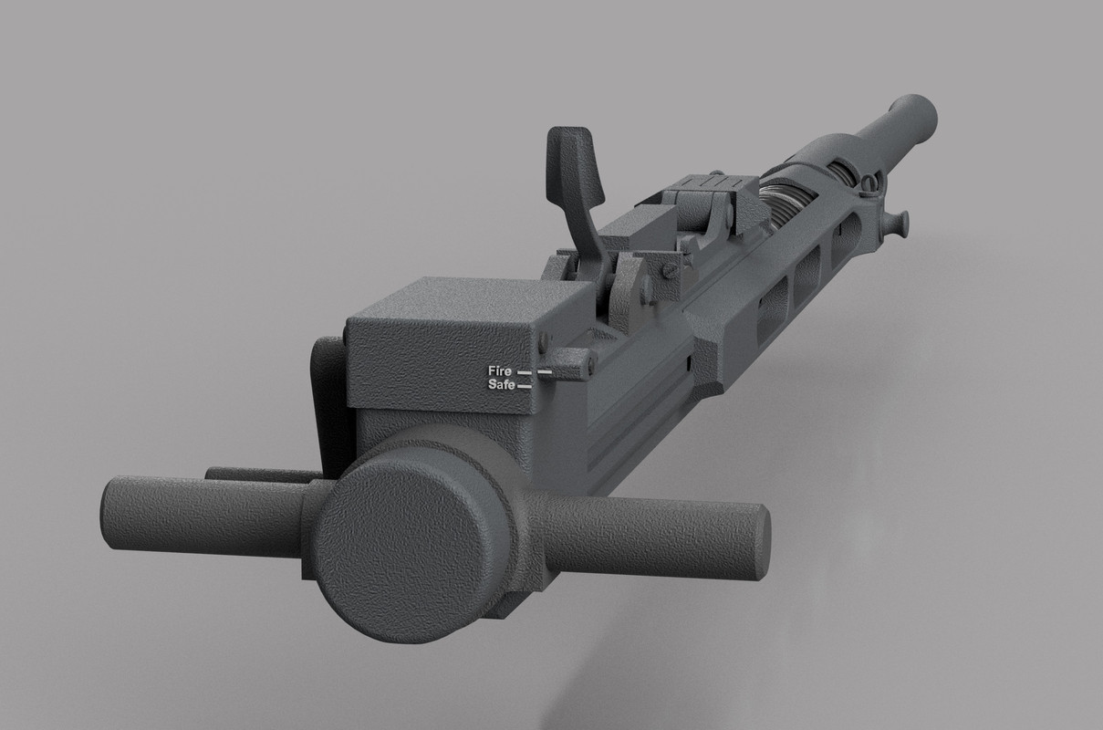 The Ship Model Forum • View topic - Oerlikon Canon 20mm - 3D - Drawing ...