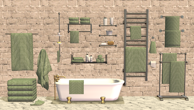 Basic Bathroom stuff - reworked, repoed, new addons and recols