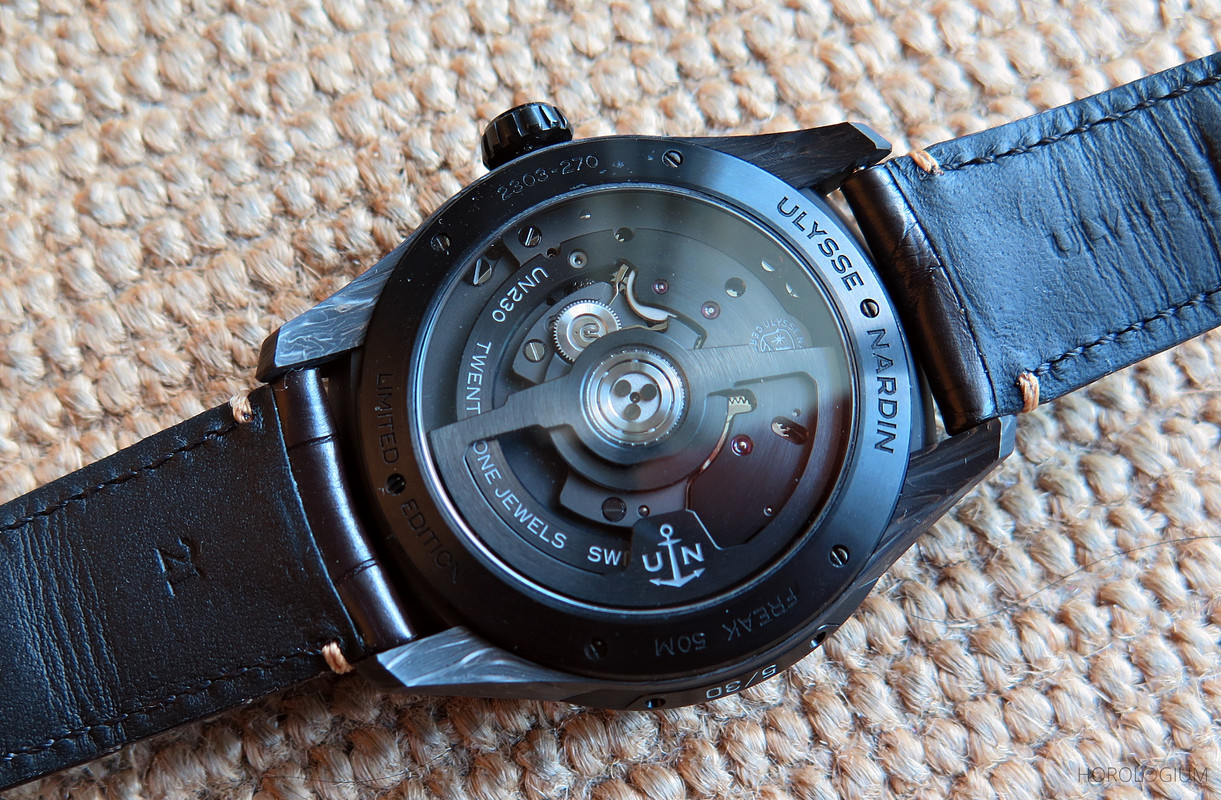 On The Wrist Ulysse Nardin Freak X Carbonium® Gold The Hour Glass Horologium