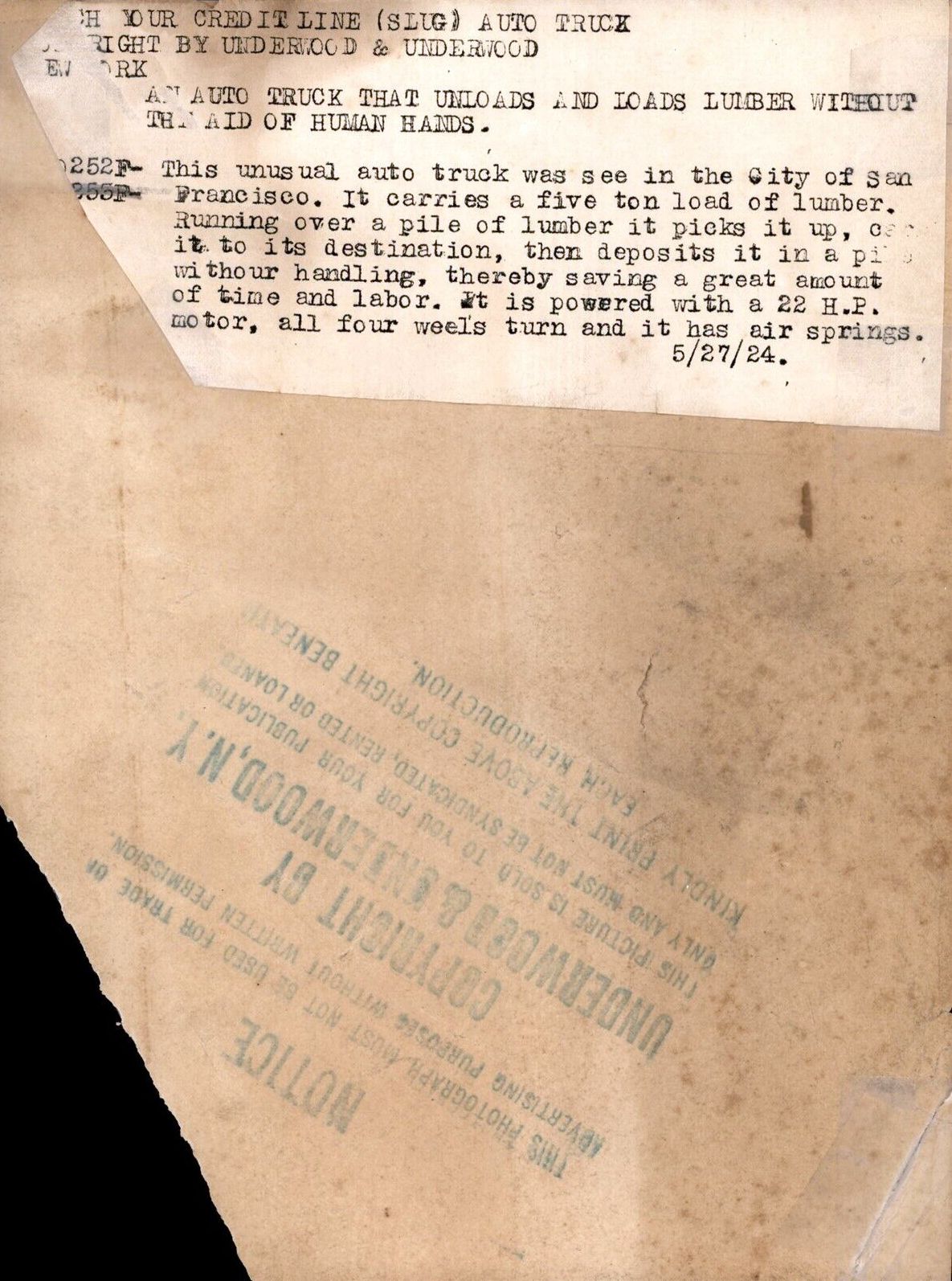 Ross Carrier '23c Reinhart Calif '24 plate 2 — Postimages