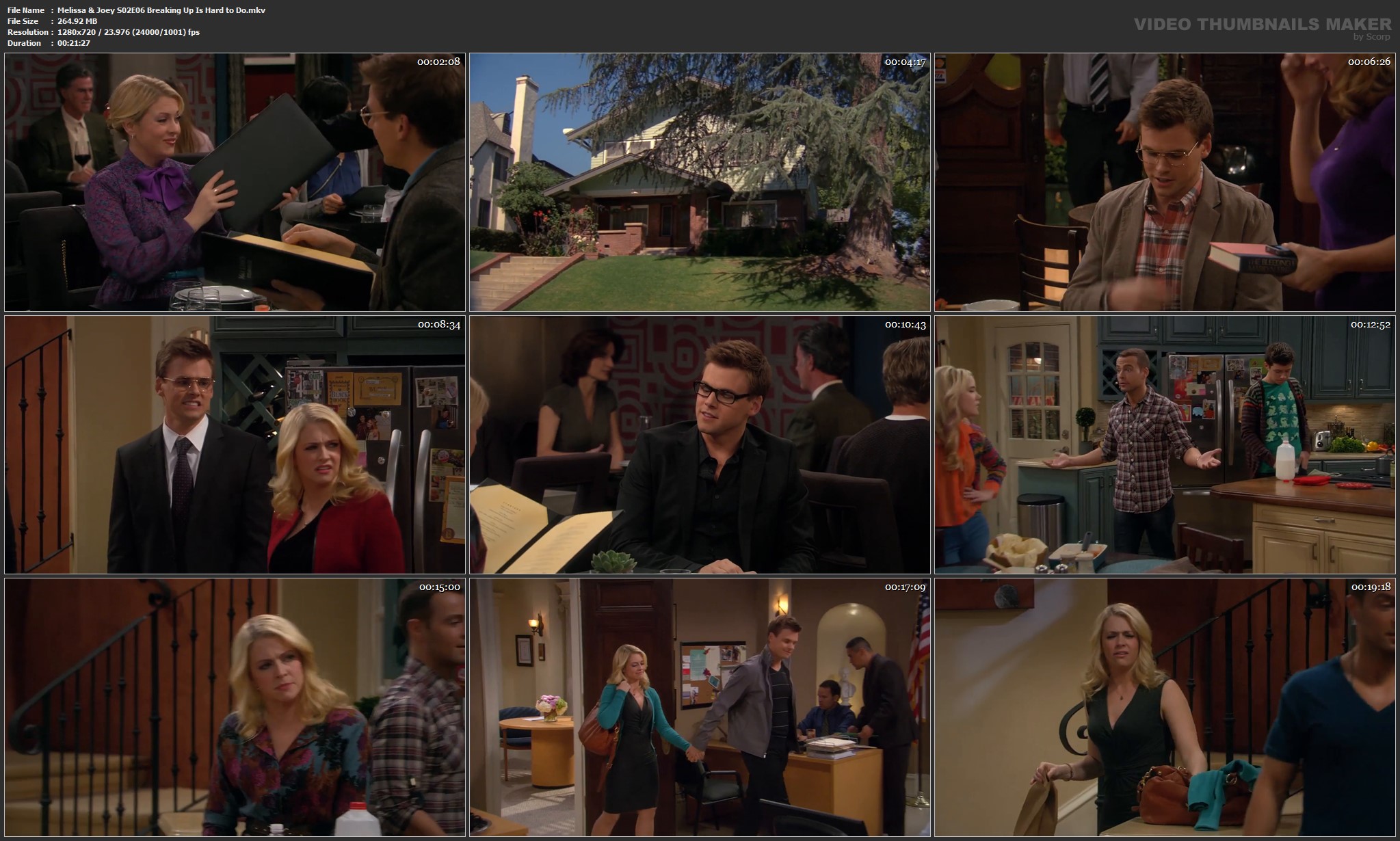 Melissa & Joey S02 E06 Breaking Up Is Hard to Do mkv — Postimages