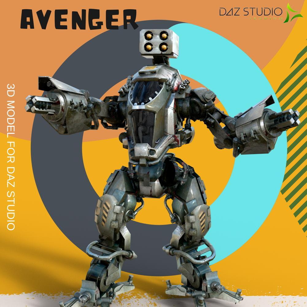 Robot Avenger For DAZ Studio - Free Daz 3D Models