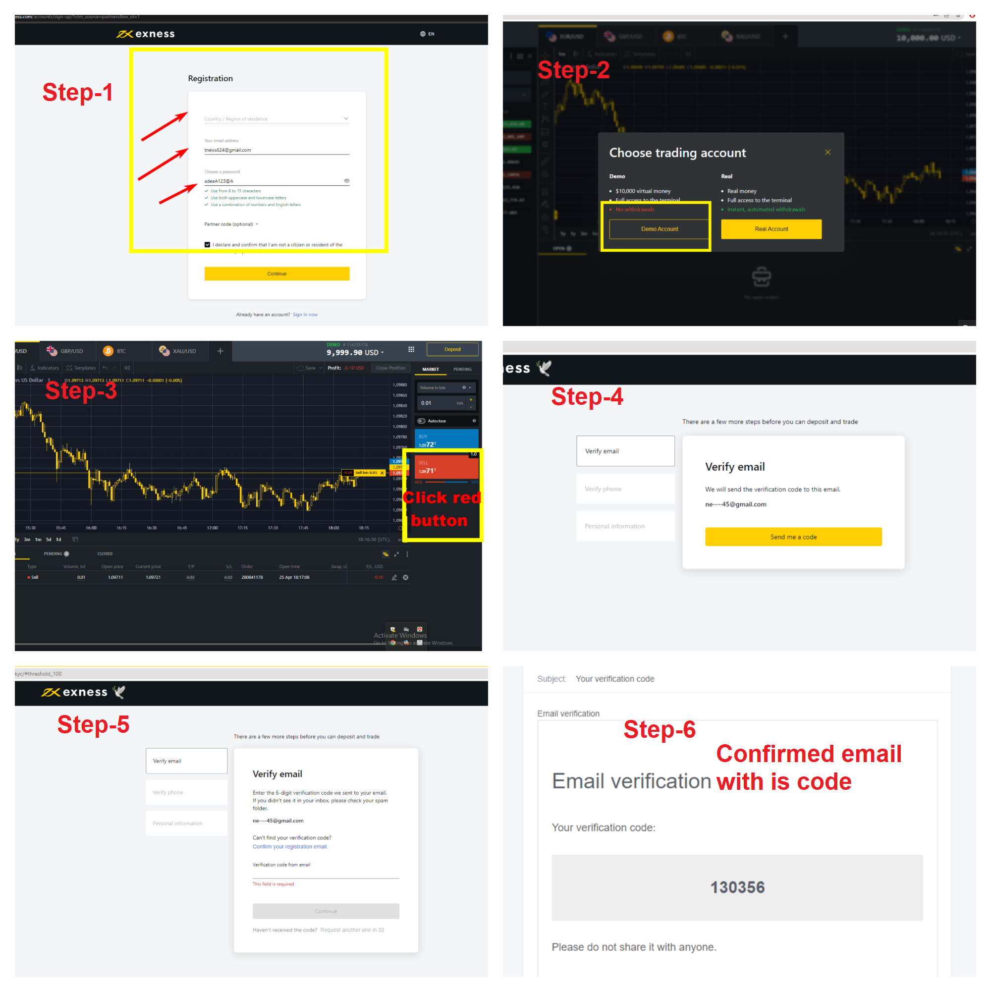 Blank 6 Grids Collage — Postimages