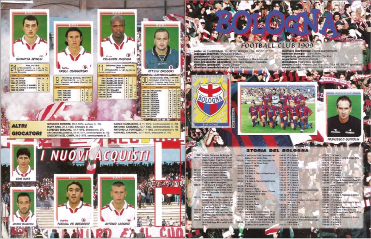 Album Calciatori panini 1999 2000 05 — Postimages