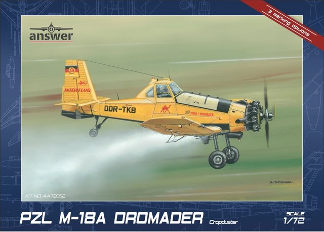 1/72 - PZL-Mielec M-18 Dromader by Answer Plastic Kits - box art ...