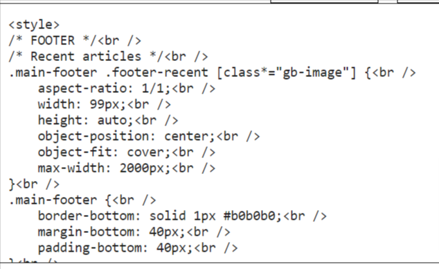 HTML block wraps CSS in tags and line breaks | WordPress.org