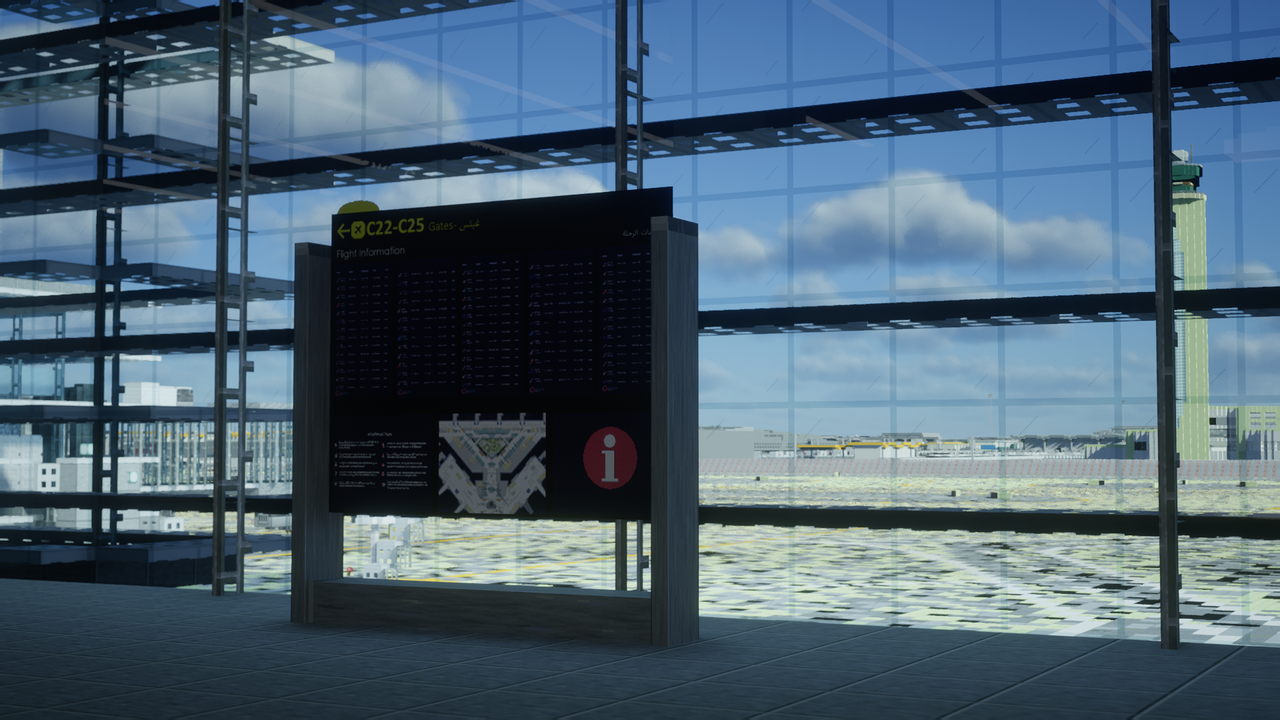 Doha Hamad International Airport 1:1 Minecraft Map