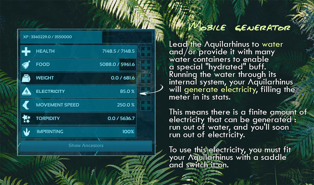 ⚡ Aquilarhinus edisonus... the MOBILE GENERATOR ! Power to the ...