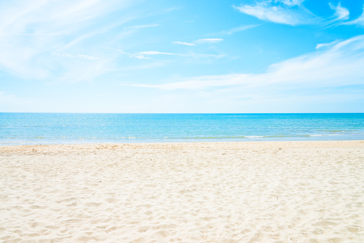 empty sea beach background — Postimages