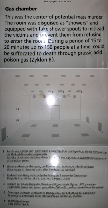 Holohoax Dachau gas chamber Center of potential mass murder — Postimages