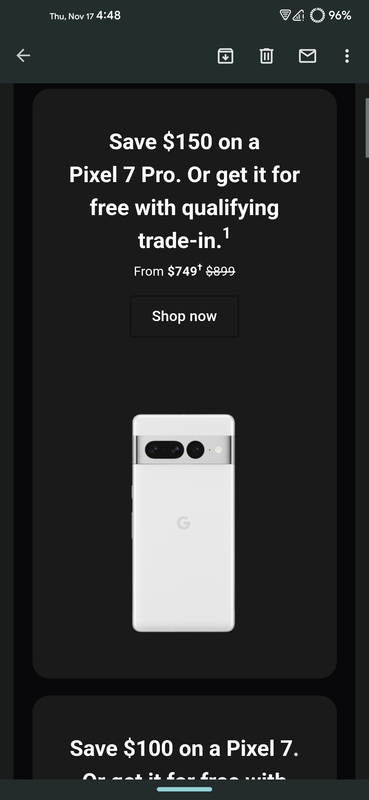 Pixel 7 Pro (Black Friday UK) : r/GooglePixel