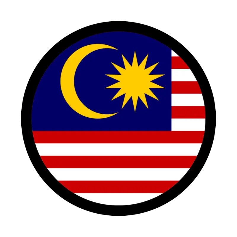 malaysia flag icon sign png — Postimages