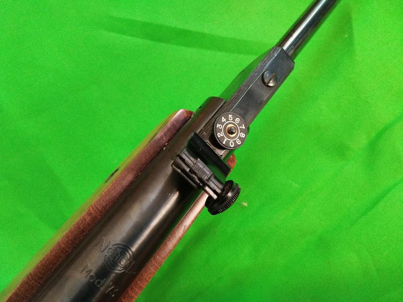 Vzduchová puška, vzduchovka NORICA MOD 73, cal. 4,5 mm/ .177 v KAZETĚ ...