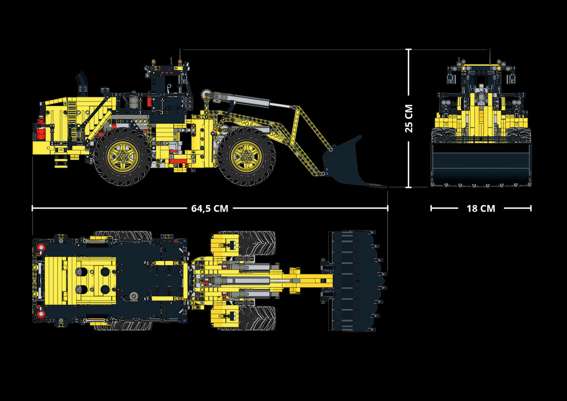 LEGO MOC CAT 992K - RC Wheel Loader by ufotografol | Rebrickable ...