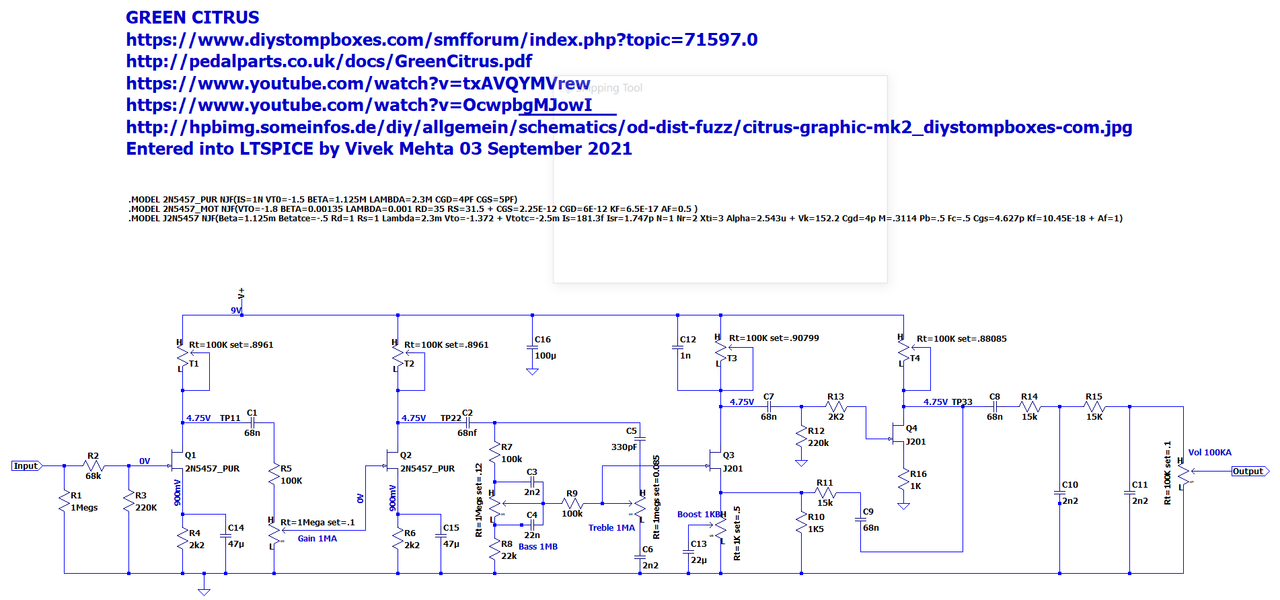 Green Citrus AIAB LTSPICE Analysis