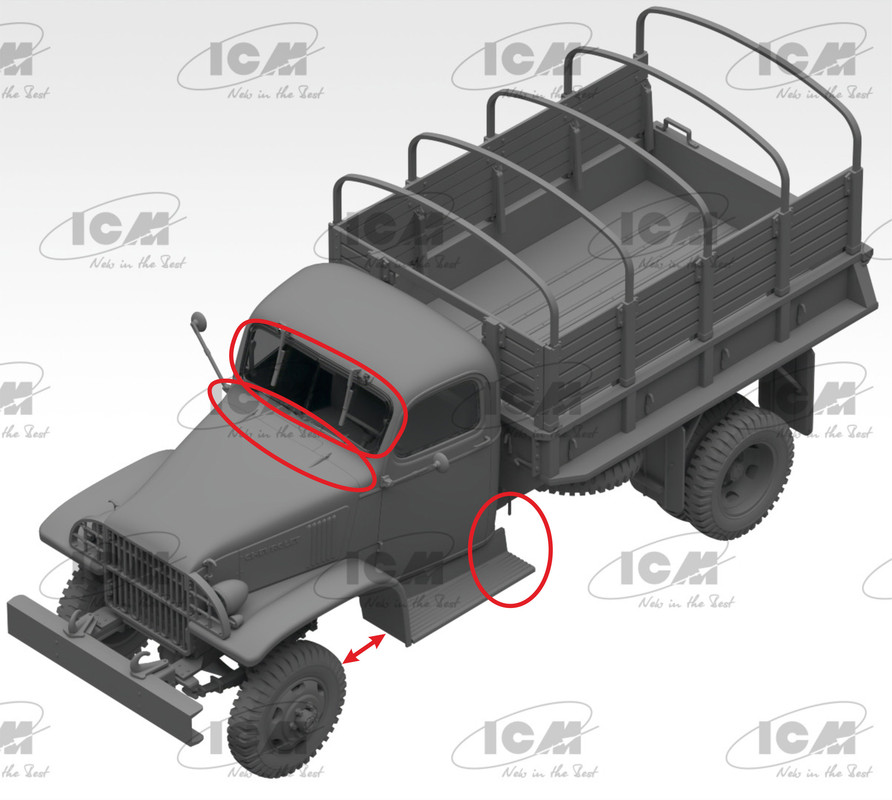 More pics of new ICM G7107 US Army truck : - Missing-Lynx
