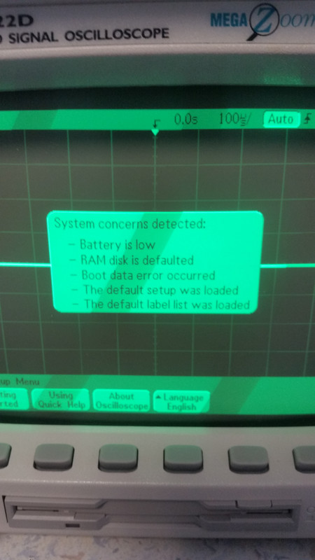 54622D Boot data error occured? - Page 1 54622D Boot data error occured? - Page 1