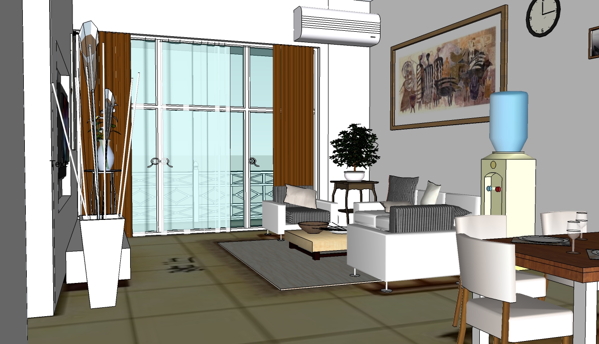 1018 Interior Classic Scene Sketchup Model Free Download Part 1