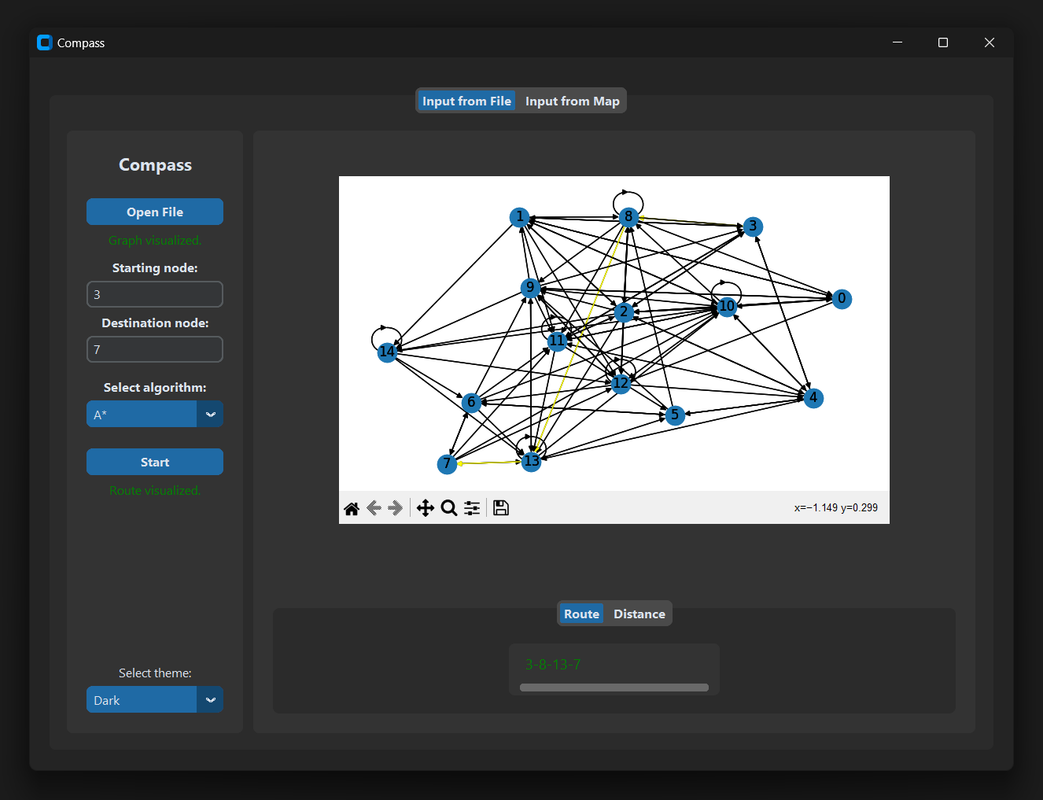 Github Noelsimboloncompass Desktop App Implementation For Pathfinding Using Ucs And A Algorithm 