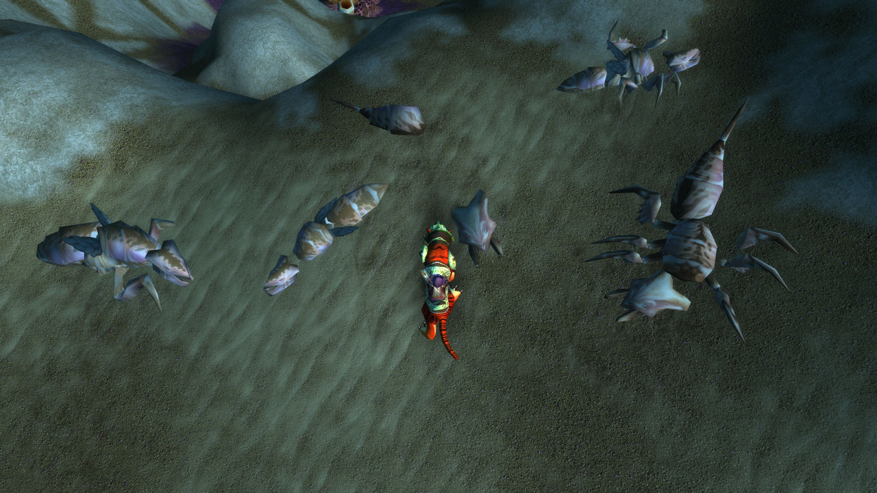 I present to you, the ominous square of southern Silithus : r/classicwow