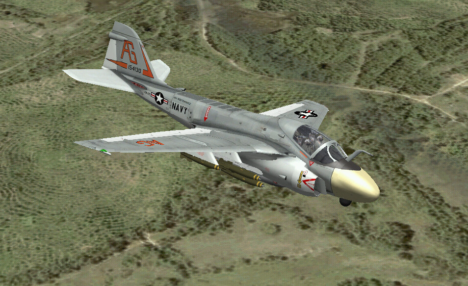 VA-196, VA-65 A6E's and a VA-27 A7E USN