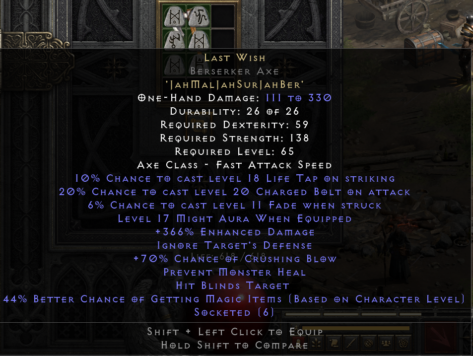 70cb Last Wish Zerk - Topic - d2jsp