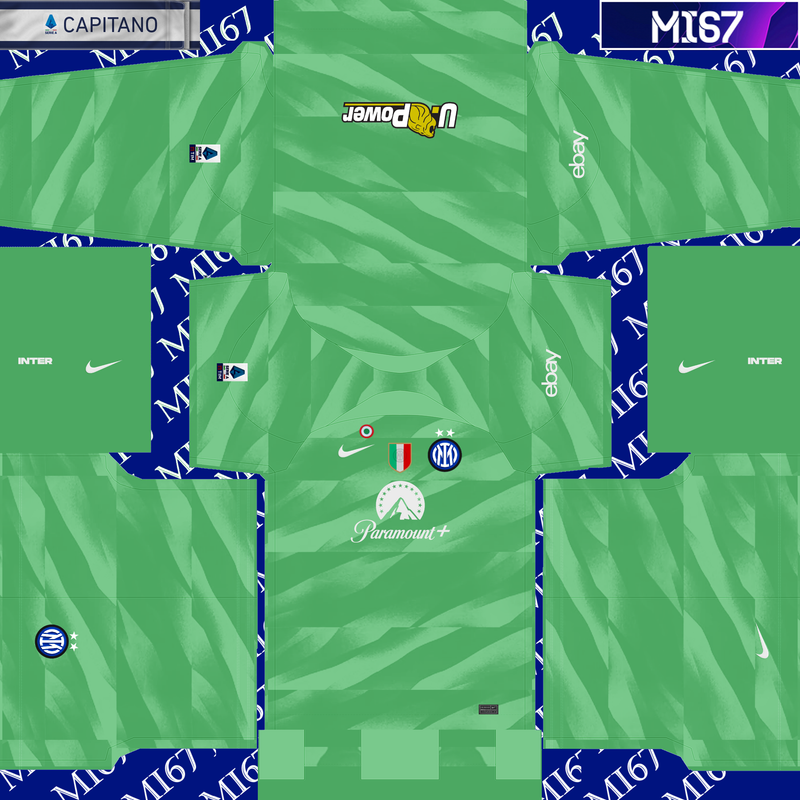 INTER 24 GK VERDE SERIE A — Postimages