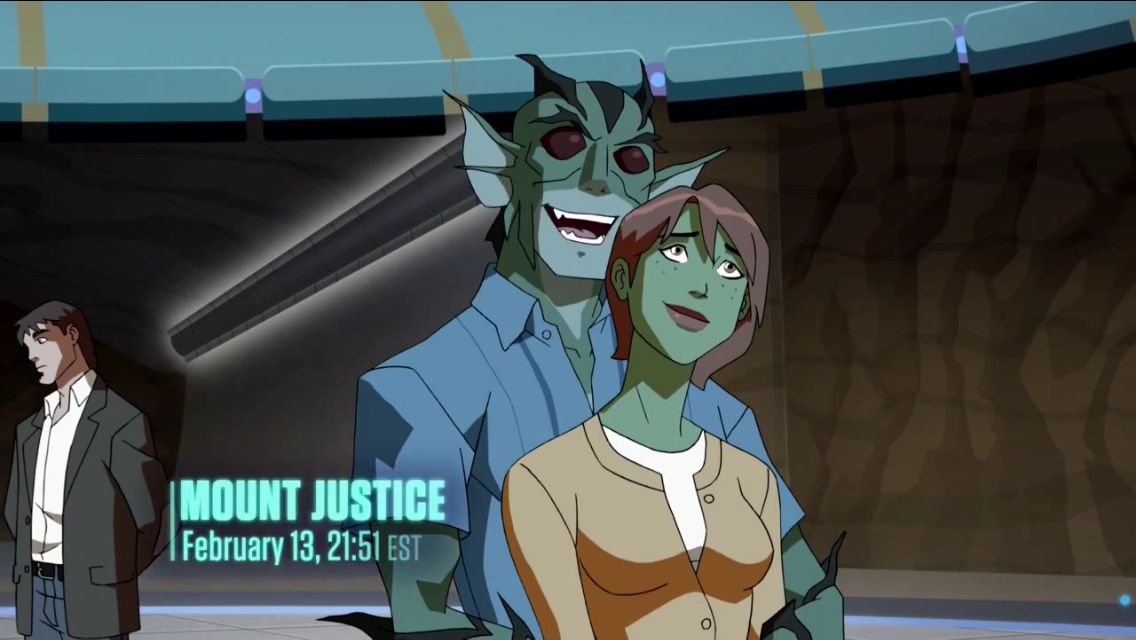 Young Justice Miss Martian And Lagoon Boy